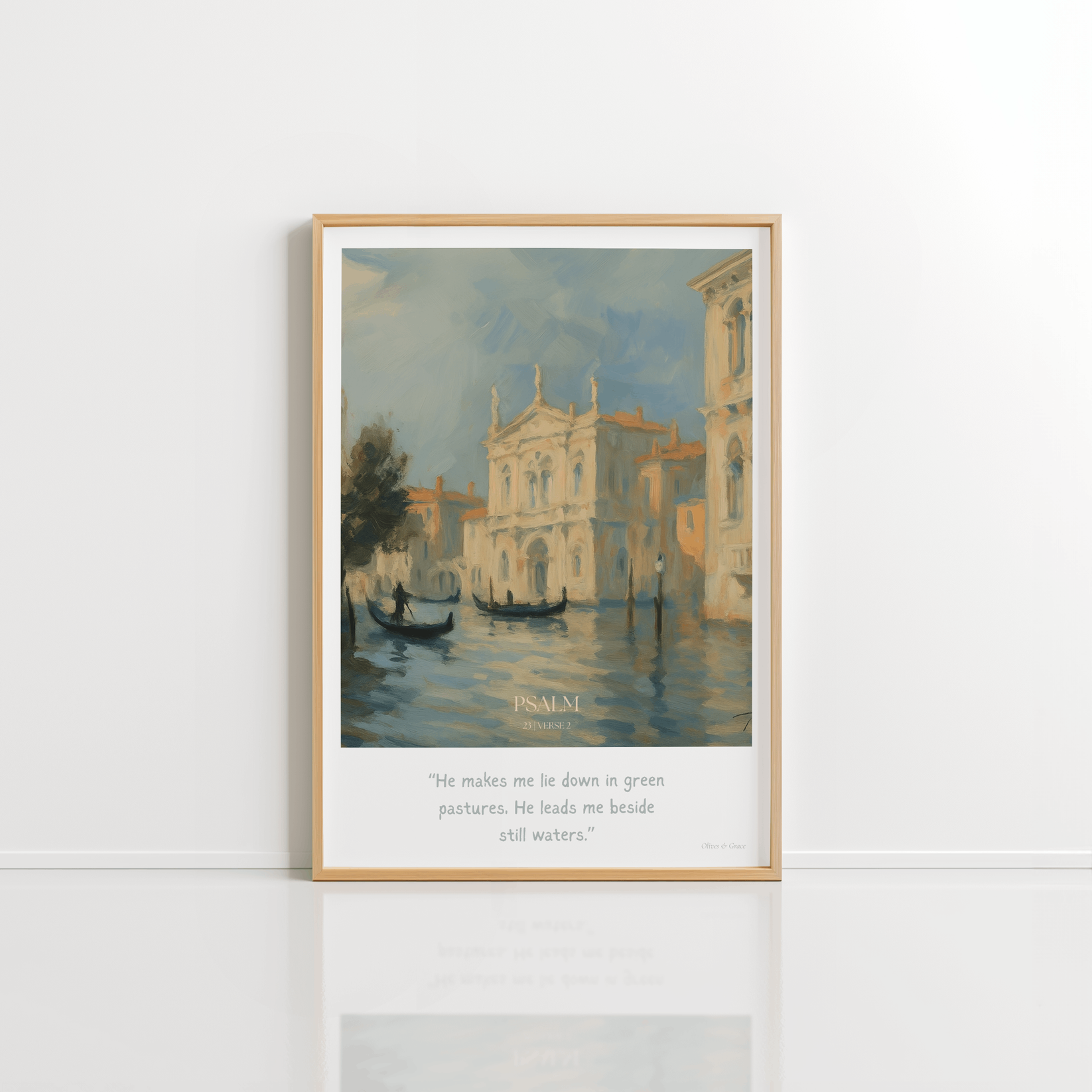 THE CANAL - Christian Wall Art Print – Olives & Grace
